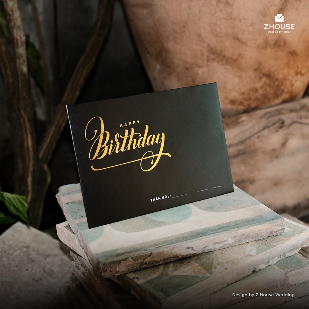 I METALLIC PAPER I COMBO 10 HPBD black laminated birthday cards ...