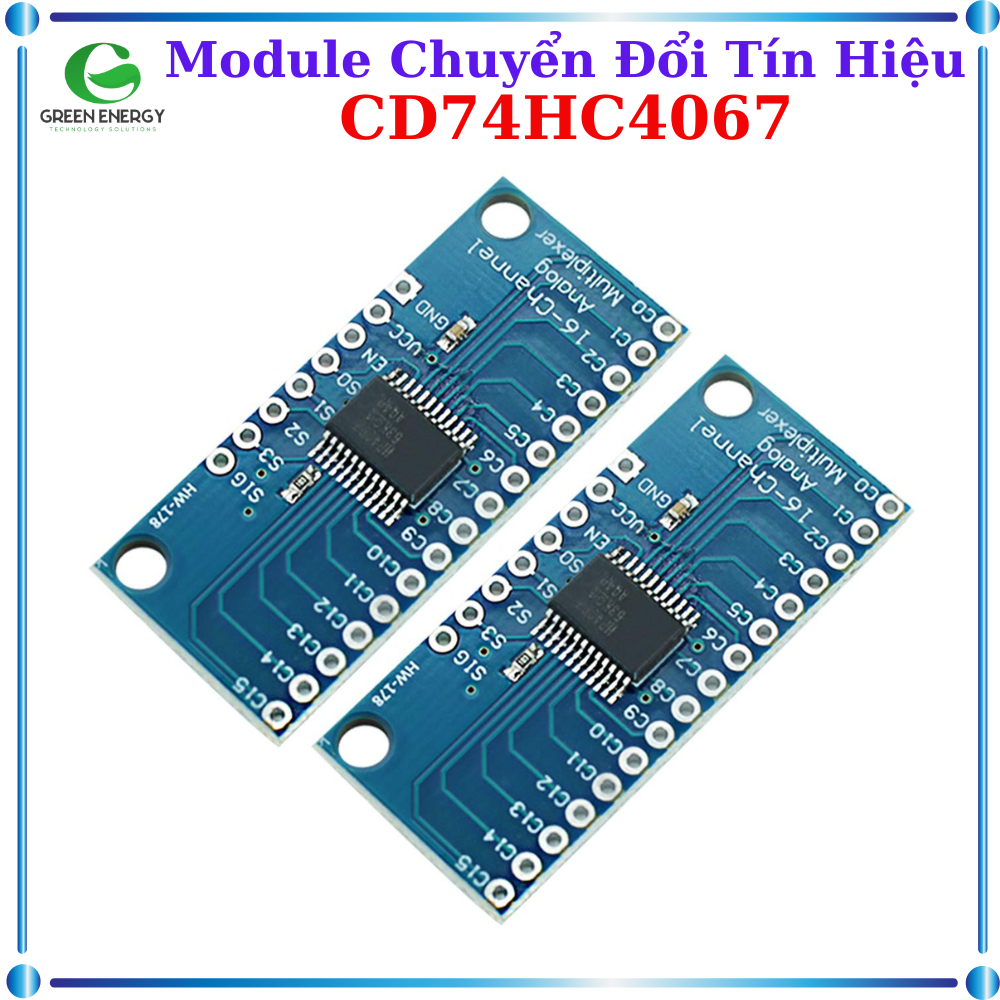 16 Channel Analog – Digital Signal Conversion Module CD74HC4067 ...