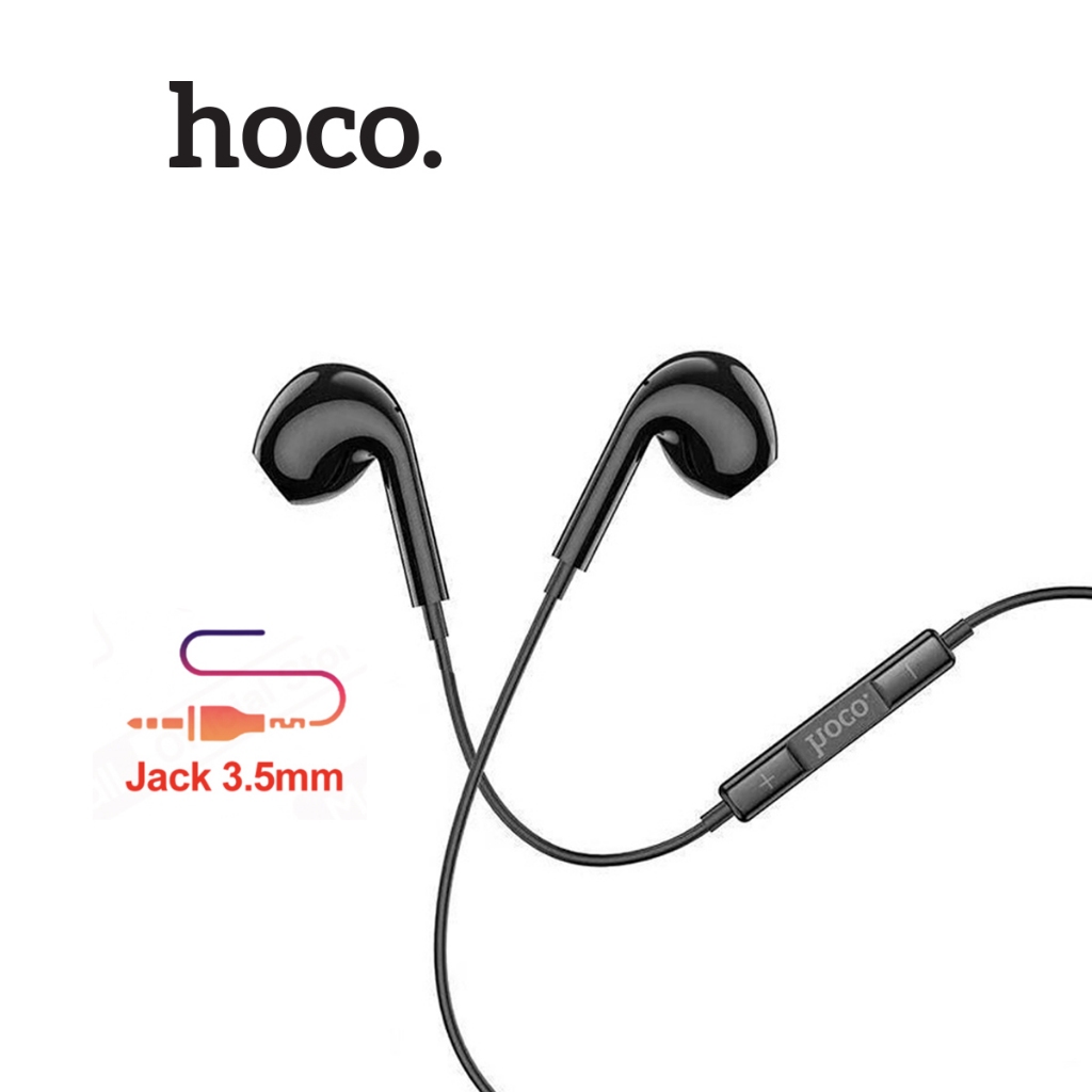 Hoco M1 Max 3.5mm wired headset with built-in microphone with call ...