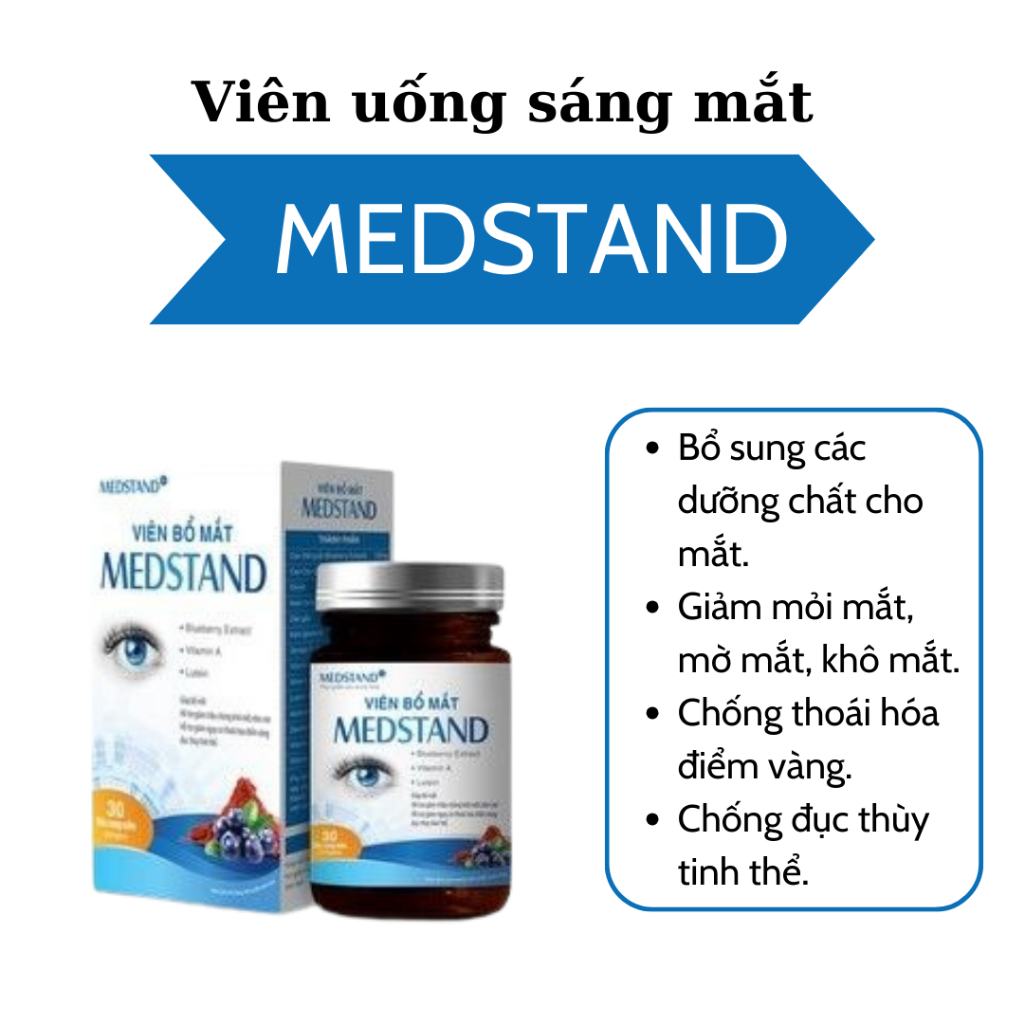 Medstand eye supplements reduce blurred vision, dry eyes, macular ...