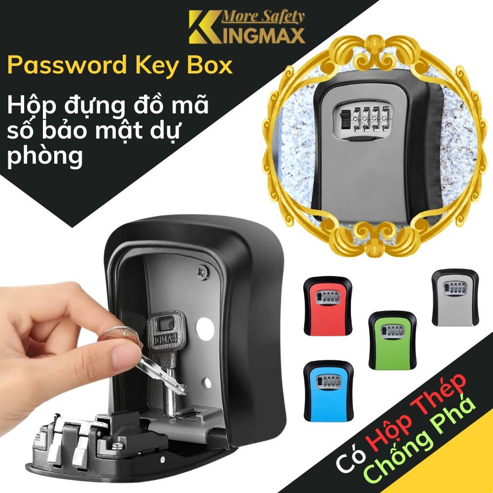 Indoor and outdoor wall-mounted 4-digit security code storage Box ...