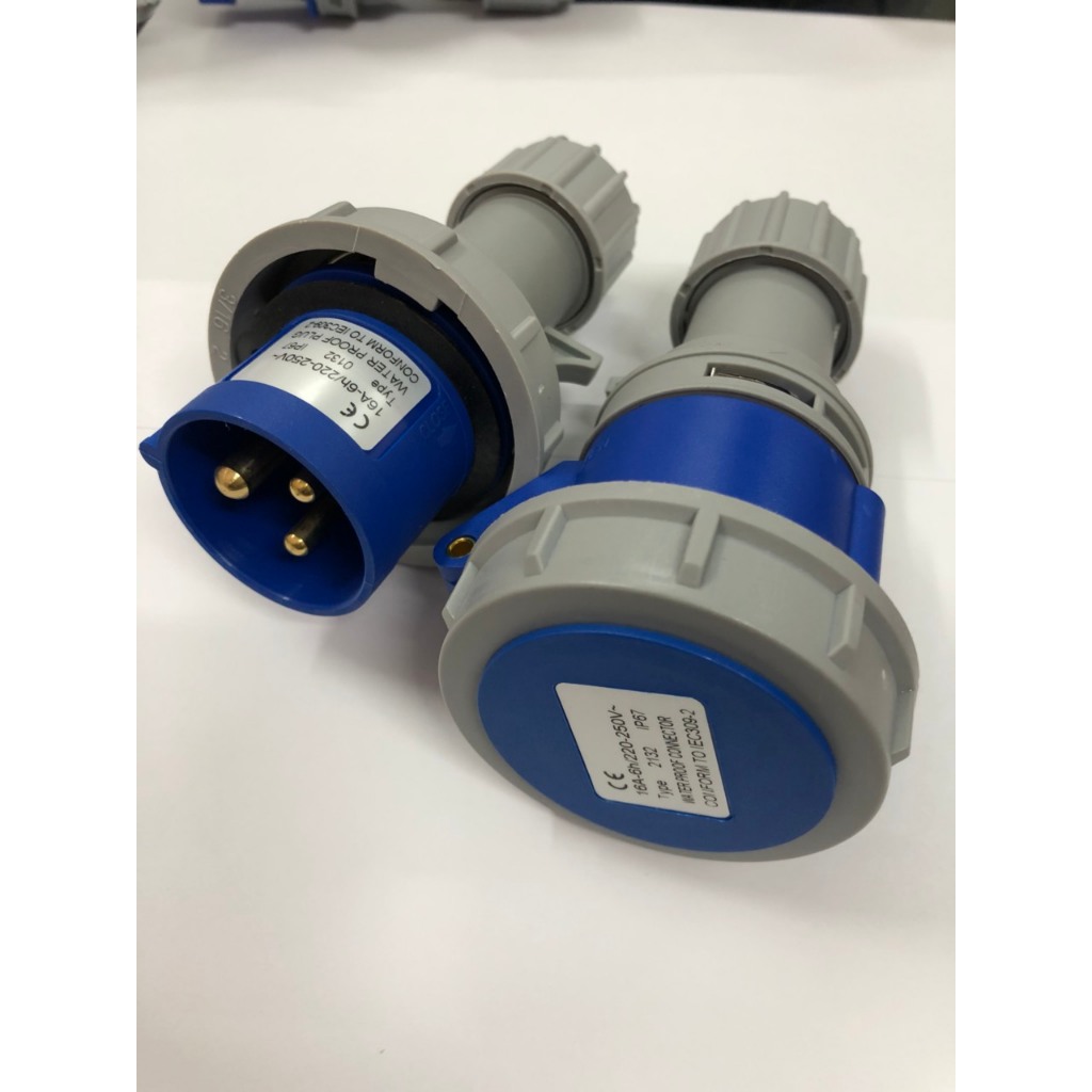 Water SEALED 2-PHASE INDUSTRIAL SOCKET PLUG | Shopee Malaysia