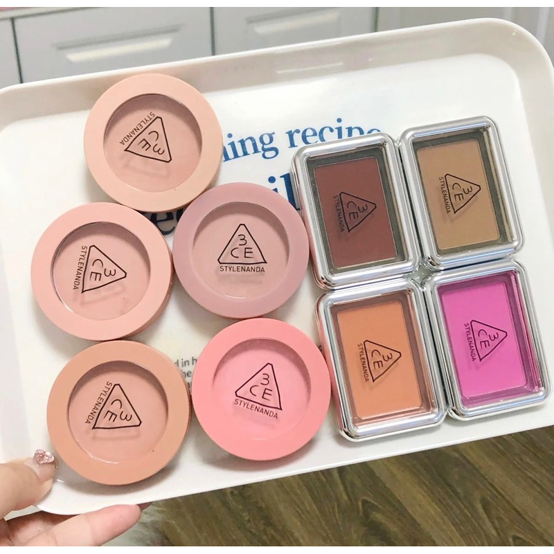 3CE blush synthetic lines (New take/Mood recipe face blush) | Shopee ...