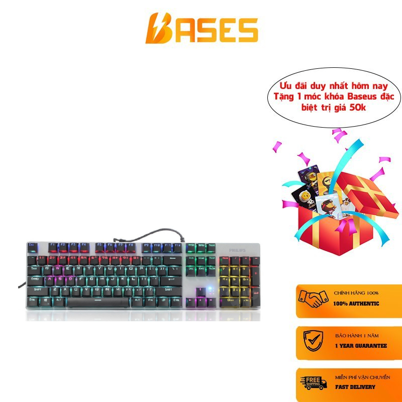 Philips G404 mechanical keyboard | Shopee Malaysia