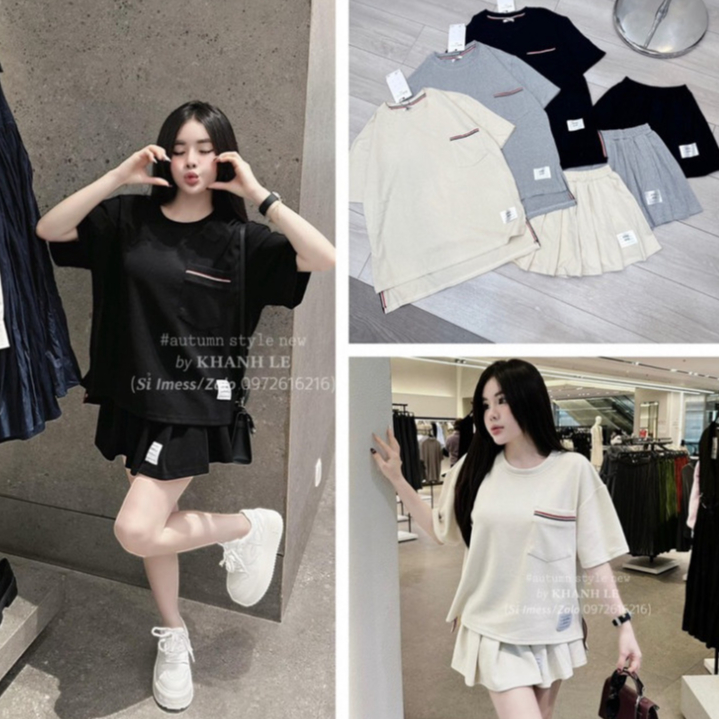 Lightning 3-Color THOM Skirt + Short Skirt With Stamping Glass Is Super ...