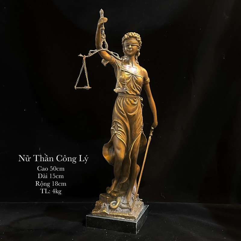 Lady Justice - bronze statue of the Goddess of Justice | Shopee Malaysia