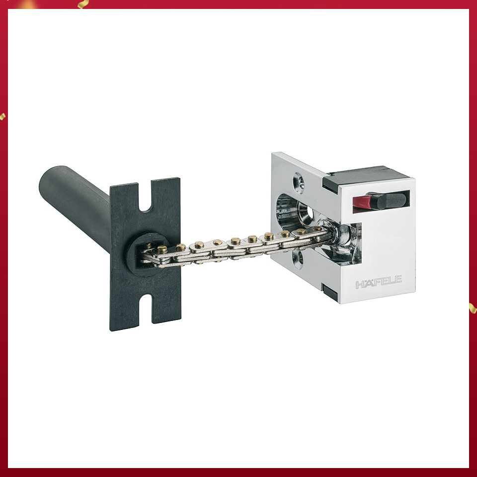 Hafele safety latch 911.59.425, chain type for doors, | Shopee Malaysia
