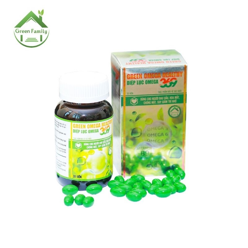 Health protection food Chlorophyll Omega 369 - Green Omega Healthy, box ...
