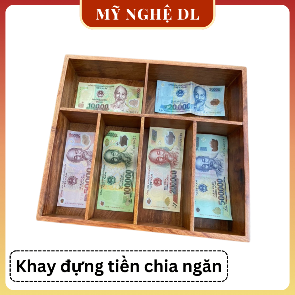 Cashier tray divided into many compartments, convenient and luxurious ...