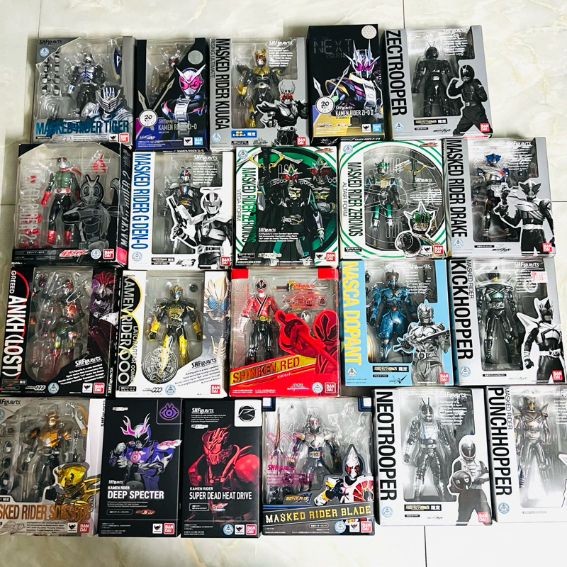 Shfiguarts Kamen Rider Double / W / Zi-o / Den-o / Kabuto / Ooo / Ghost ...