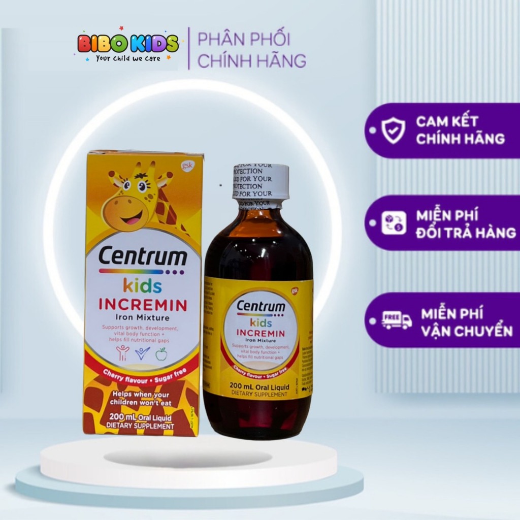 (Date 11/2026) Australian Centrum Kids Incremin Iron Mixture Syrup ...