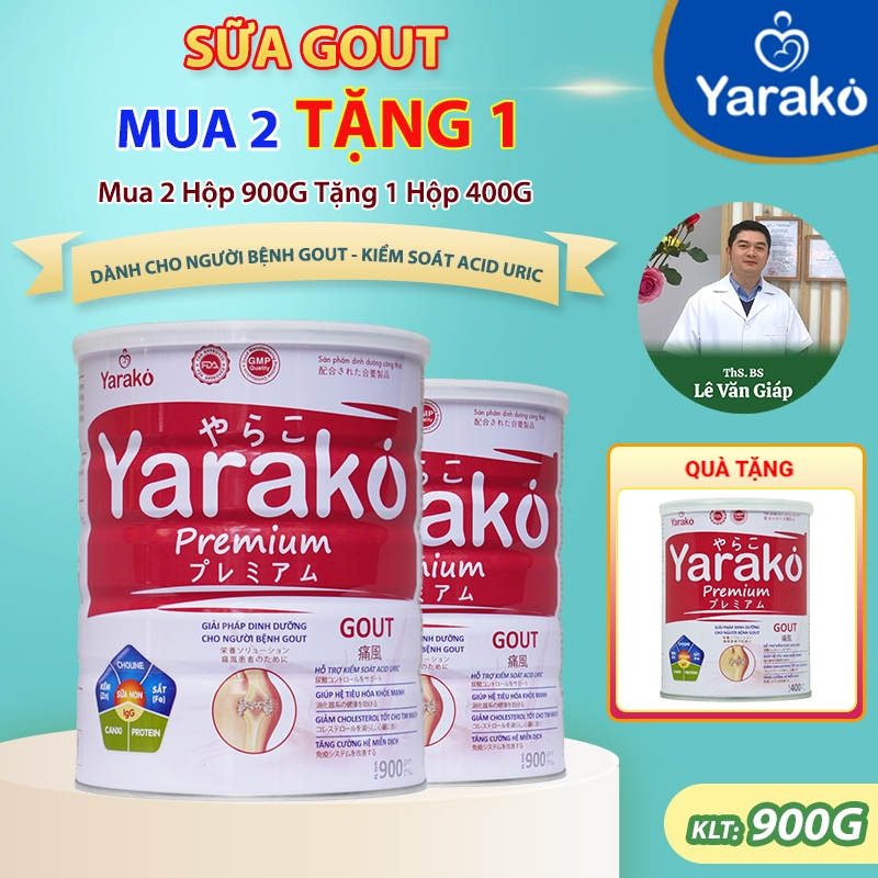 [900G BOX - BUY 2 GET 1 FREE 400G BOX] YARAKO PREMIUM Gout Powdered ...