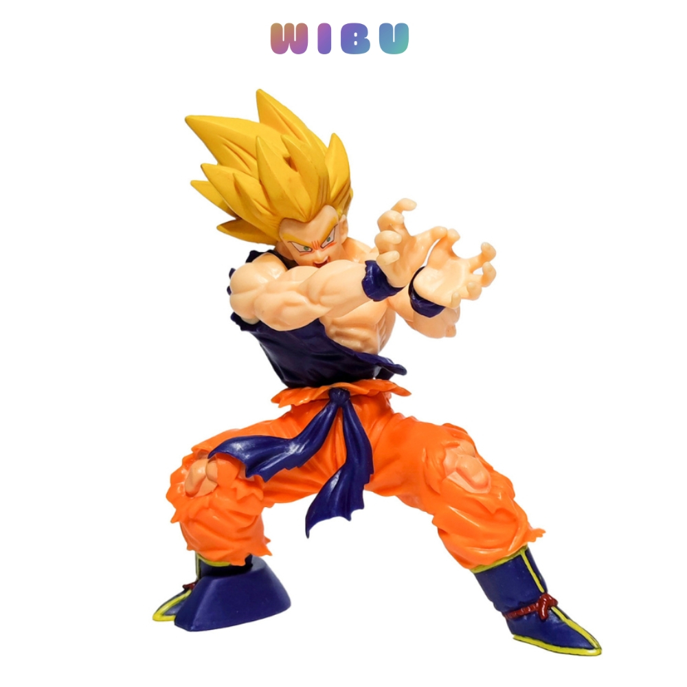 Super cool Dragon Ball SonGoku shooting palm shooting model, 16cm tall ...