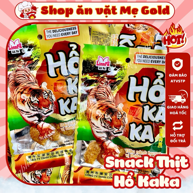 Kaka Lianfa tiger meat, spicy tiger meat snack for childhood snacks ...