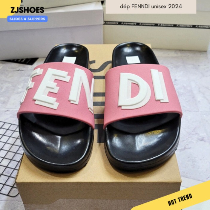 Men's Slippers With Horizontal Bands fendi Letter Pattern New Template ...