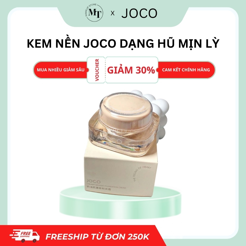 JOCO Foundation New Model Jar Form Smooth Cream Waterproof Long Lasting ...