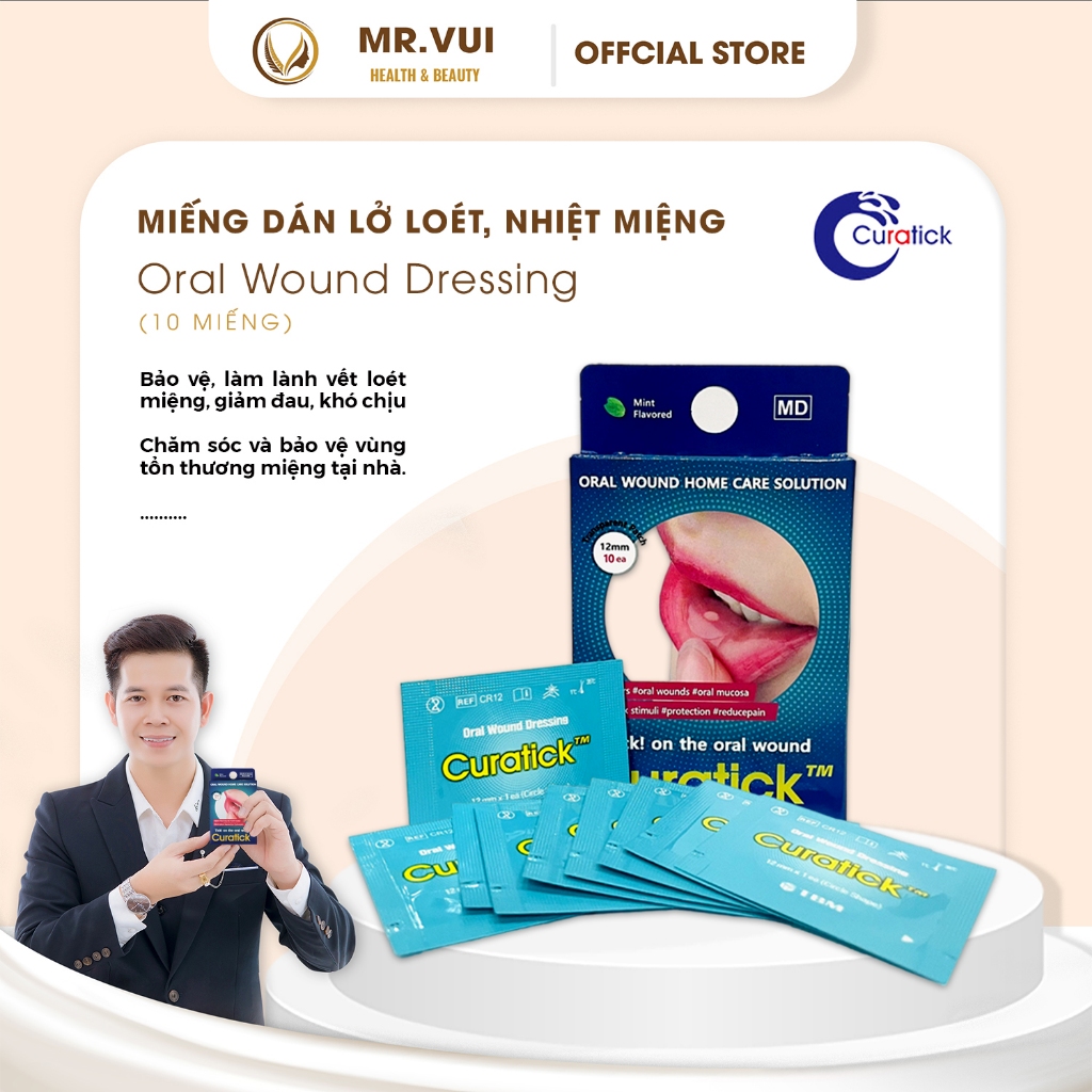 [Quick] Curatick Tick mouth ulcer and canker sore protection patch! On ...