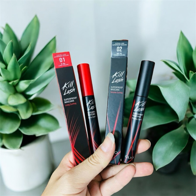Clio Kill Lash Superproof Eyelash Curling Mascara to prevent slipping ...
