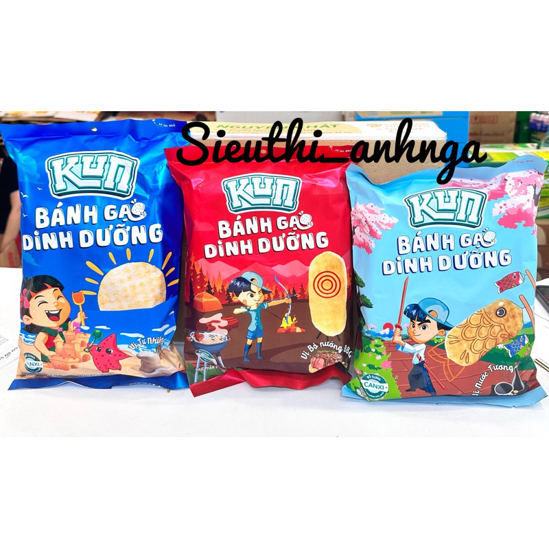 Kun Nutritional Rice Cake Natural Flavor/Soy Sauce Flavor/New Grilled Beef Flavor | Shopee Malaysia