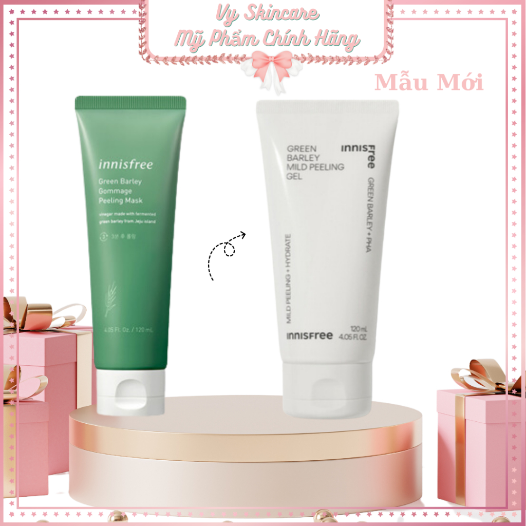 New model Innisfree Green Barley Gommage Peeling Mask 120Ml | Shopee ...