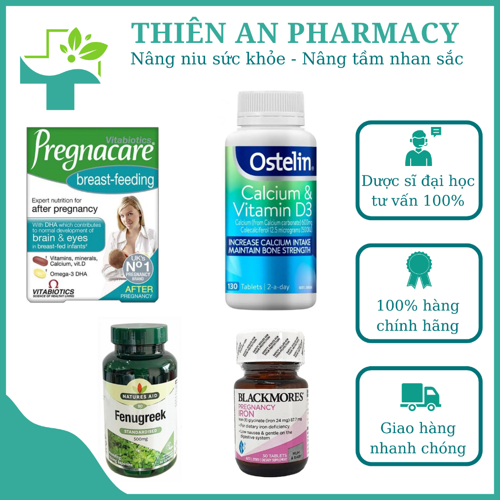 Combo for postpartum mothers (Blackmores iron tablets, ostelin calcium ...