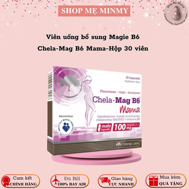 Chela-mag B6 Mama - Helps Supplement Magnesium and Vitamin B6 for ...