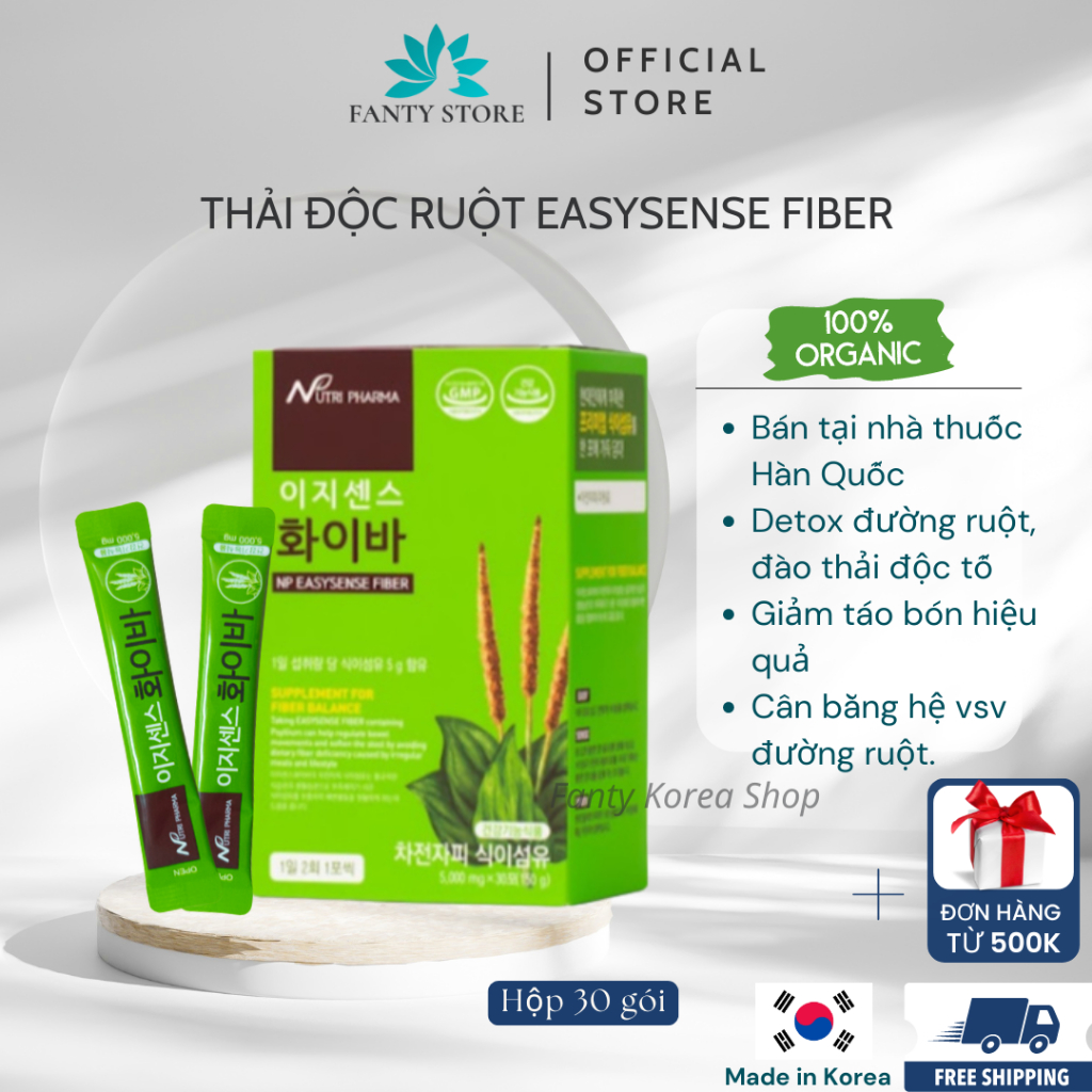 Easysense FIBER Nutri Pharma Korea Colon Detox - Reduces constipation ...