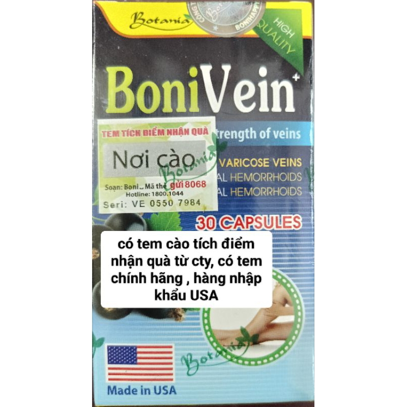 SA Combo of 6 Boxes of BoniVein - Supports increasing vein endurance ...