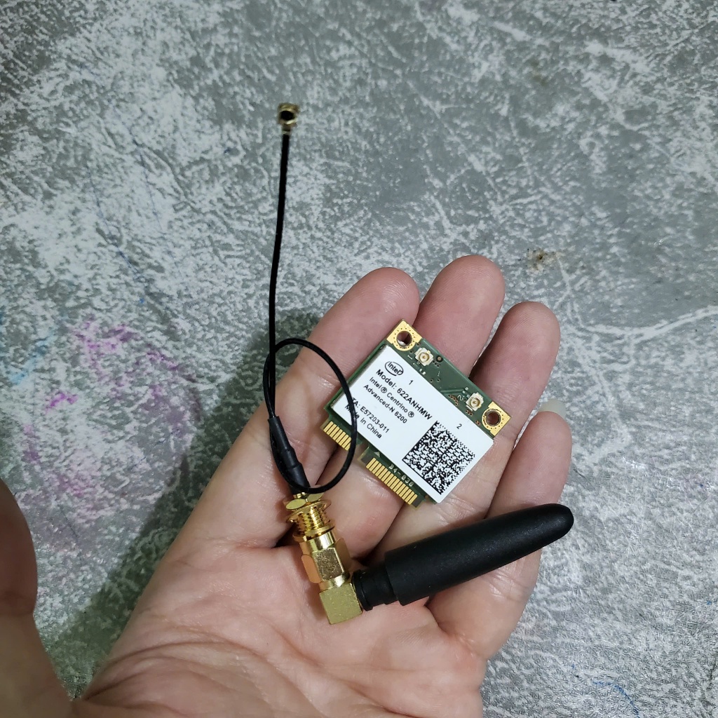 Msata, m2 + antenna wifi Card set for mini pc, itx type 1 band | Shopee ...