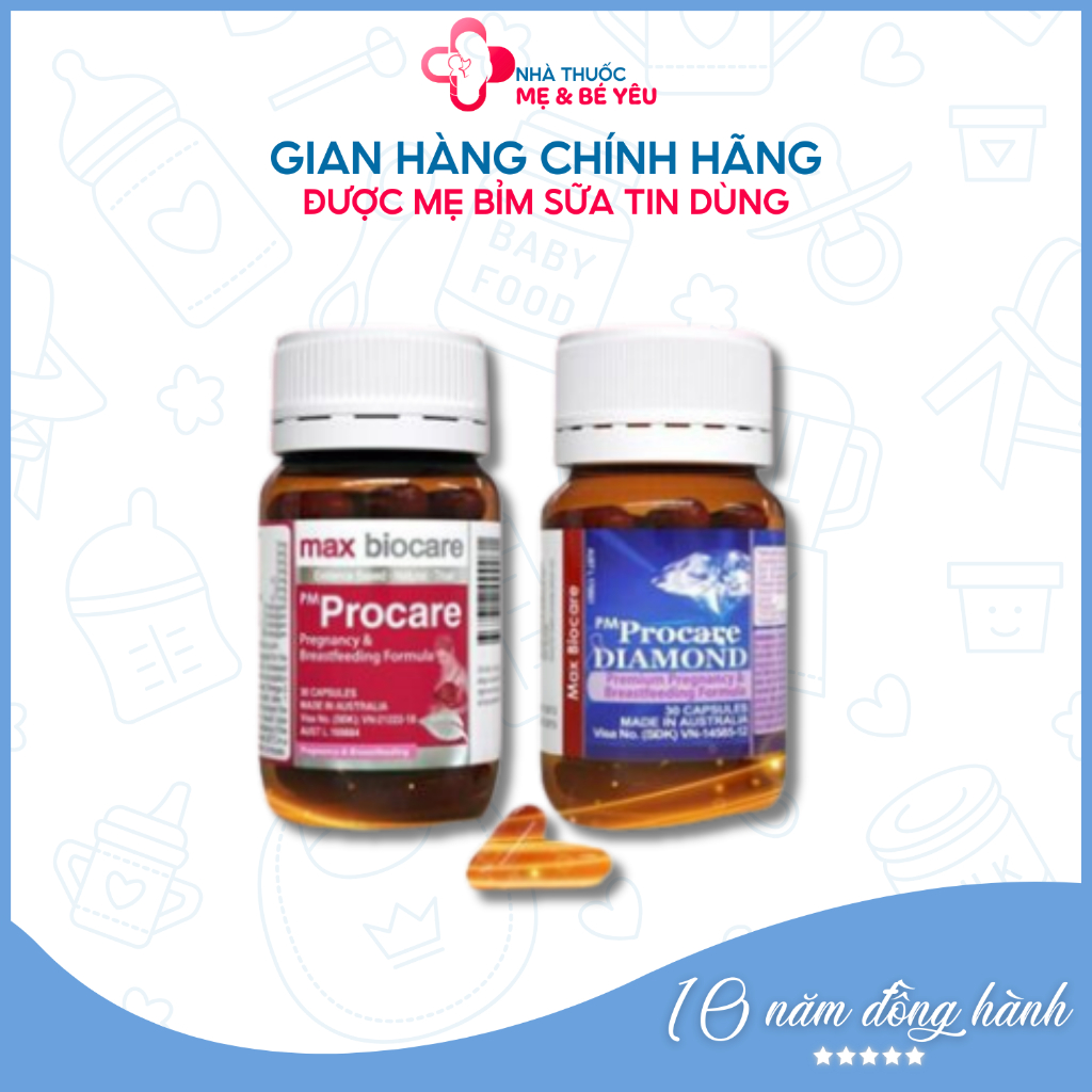 Pm Procare And Procare Diamond - Multivitamins For Pregnant And ...