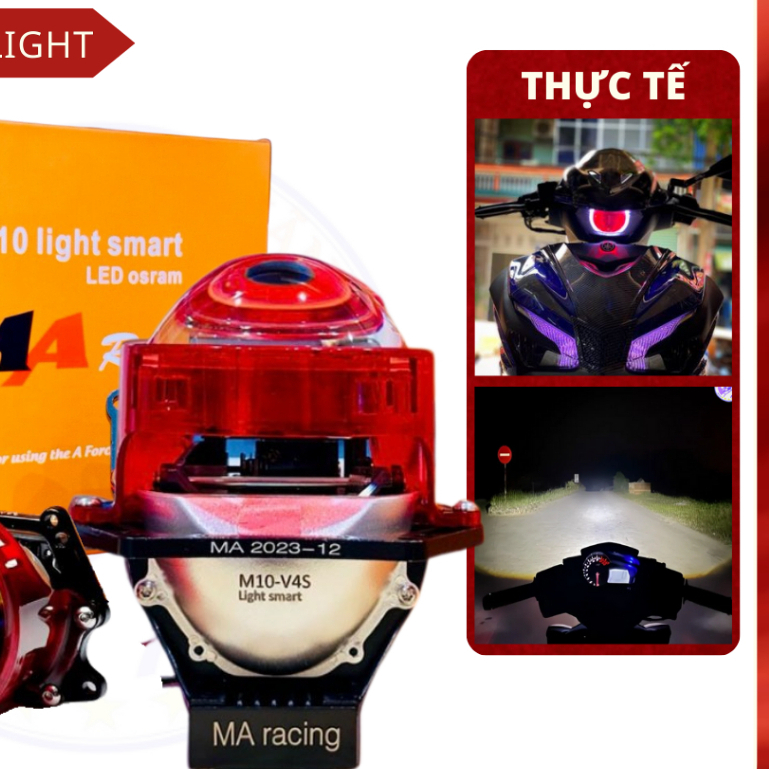 M10 LIGHT V4S Ma Racing Ball LIGHT With Gold Mist Support 12T Semi ...