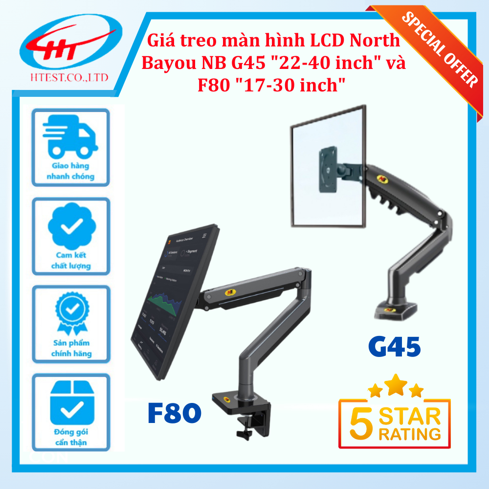 [G45/F80 - New model] North Bayou NB multi-function LCD monitor Arm ...