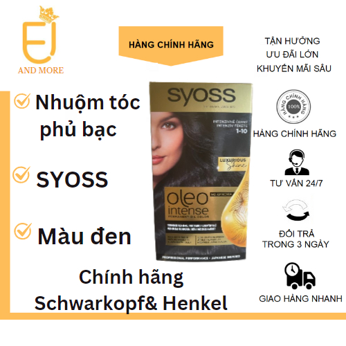 Genuine SYOSS silver hair dye Schwarkopf & Henkel German version 115ml ...