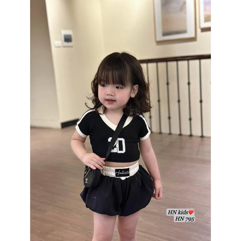 10-32kg set Of Pumpkin Pants Mixed T-Shirt Number 20 For Girls To Go To School | Shopee Malaysia