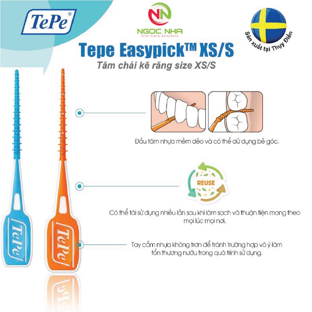 Tepe EasyPick Interdental Toothpicks (12 pieces) | Shopee Malaysia