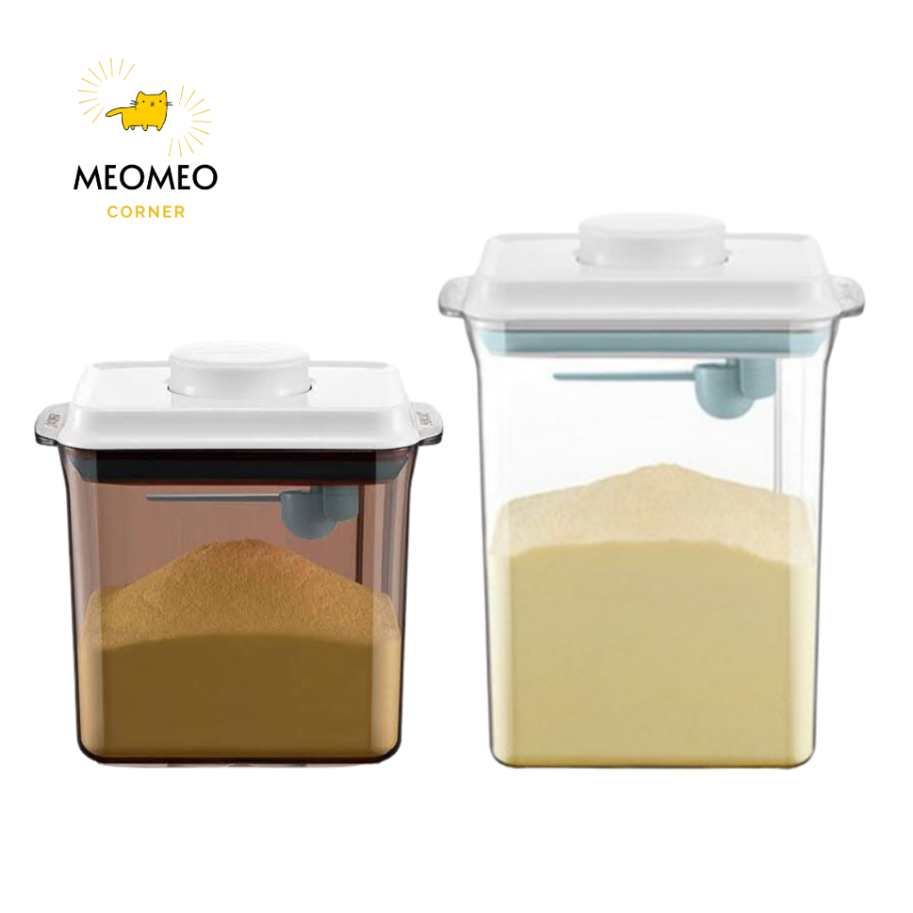 Ankou Moisture-Proof Powdered Milk Container, Vacuum Baby Milk Storage ...
