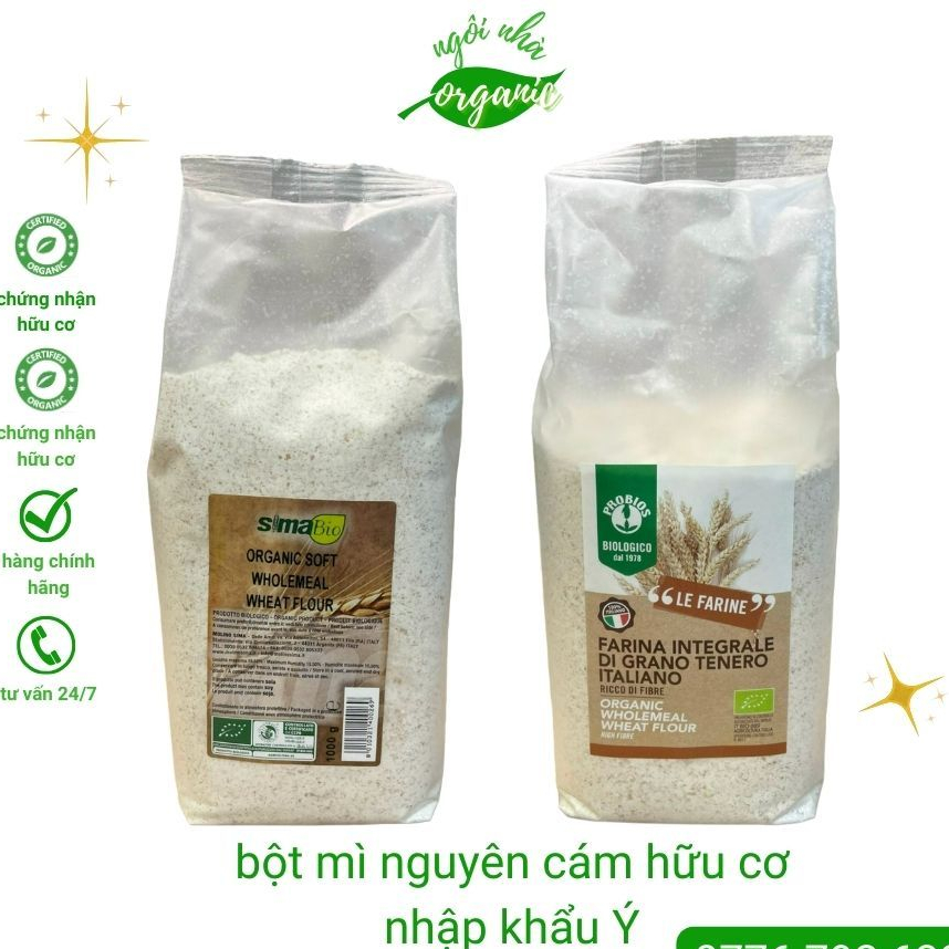 Italian imported Organic whole Wheat Flour ProBios/Sima Bio - Organic ...