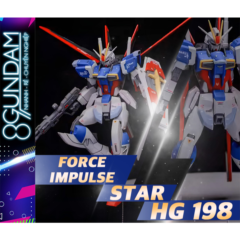 Assembly Model Star 198 HG Force Impulse Fighter (With base + Water ...