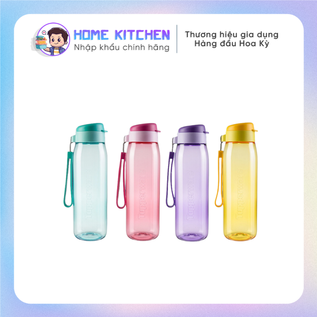 Genuine Tupperware Lohas Flask 750ml water bottle - Can withstand ...
