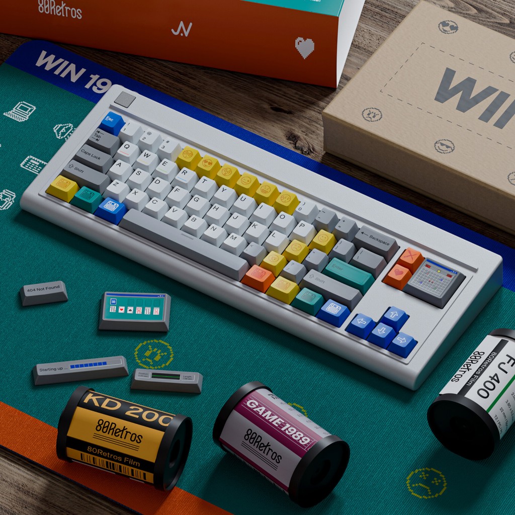 80retros Win 1998 keycap set (PBT / Cherry profile) | Shopee Malaysia