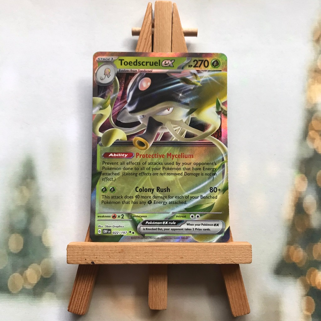Pokemon Toedscruel ex 022 / 197 card - Scarlet & Violet odd card ...