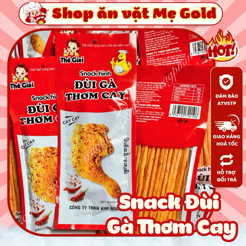 Combo snack package shaped like spicy and fragrant chicken thighs, The ...