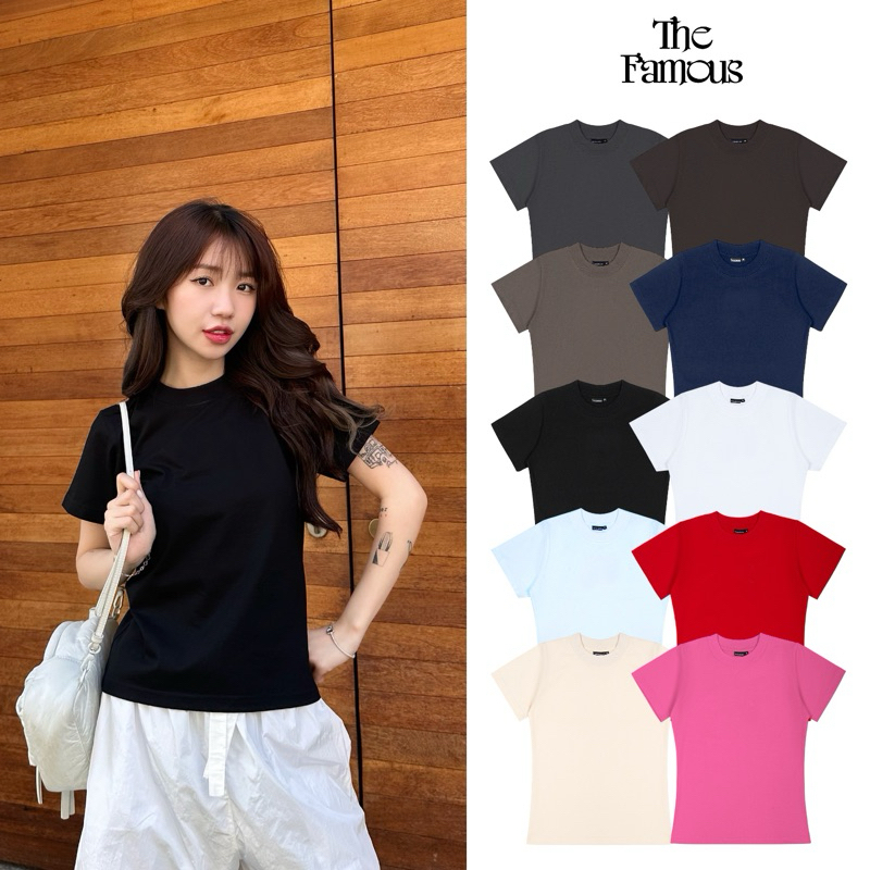 The Famous thick, cool 2-way cotton babytee t-shirt in 10 colors ...