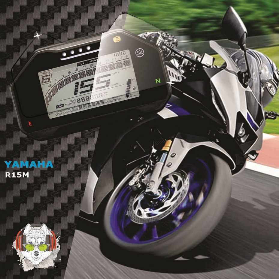 Sticker PPF TPU Car Watch Face Protector YAMAHA R15M 2022 2023 2024 ...