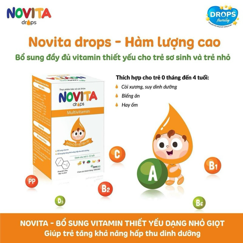 Novita drops multivitamins - Delicious vitamin supplement in drop form ...