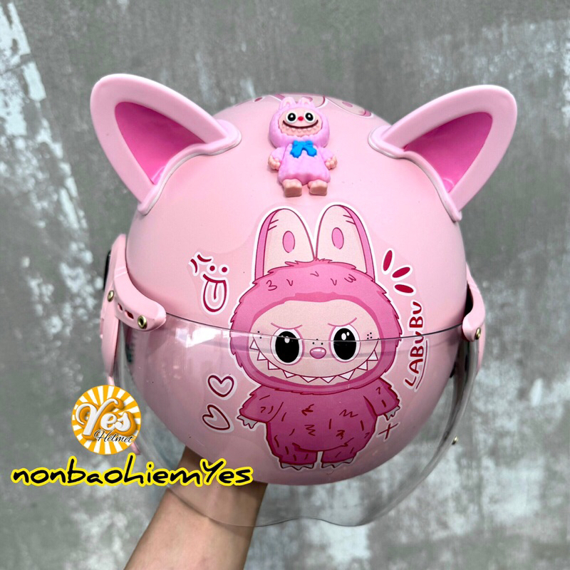 Cute Labubu Helmets For Babies & Adults | Shopee Malaysia