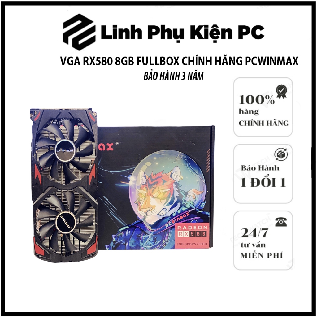 Pcwinmax VGA Video Card RX 580 8GB 100% New 8GB GDDR5 PC Gaming | Shopee Malaysia