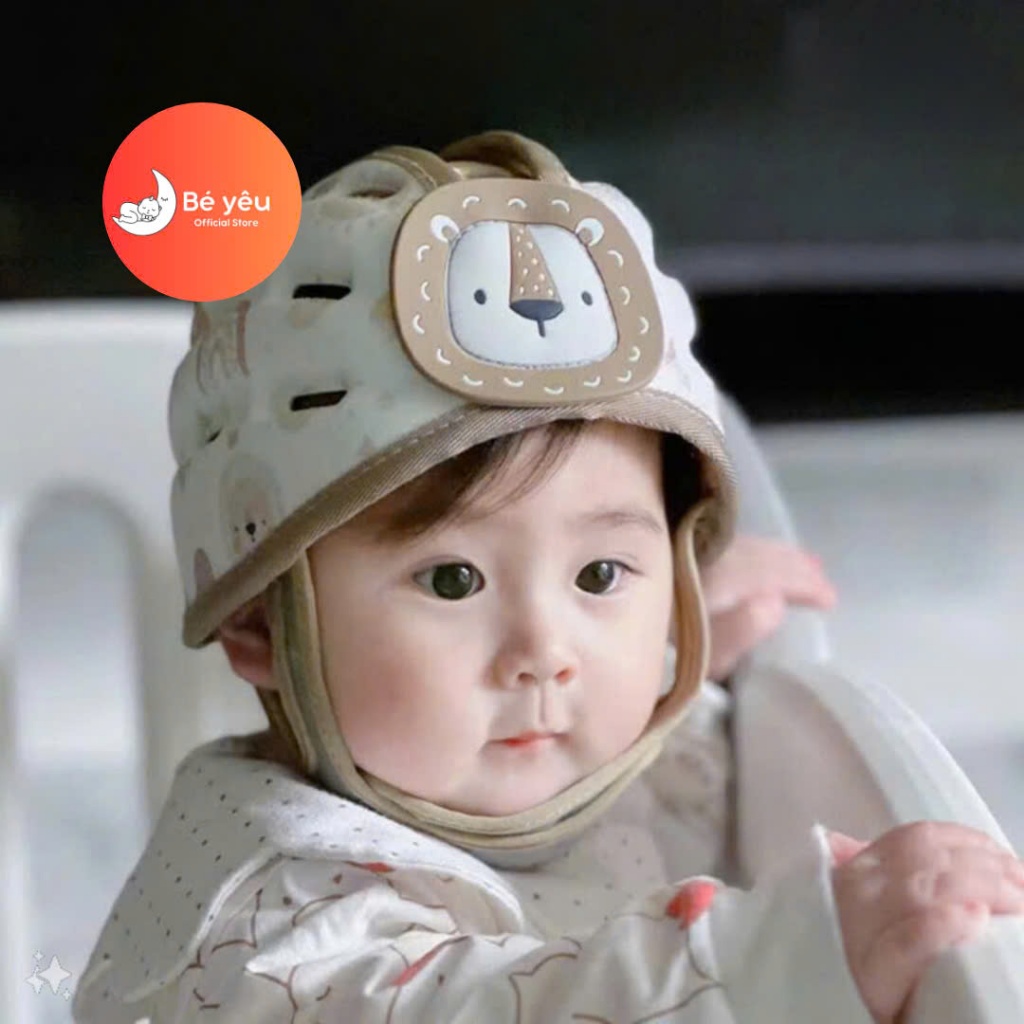 Funny animal-shaped head protection helmet for children learning to ...
