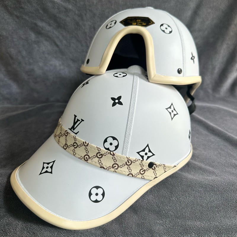 New MODEL 2024 ️Luxury LV leather belt women's helmet | Shopee Malaysia