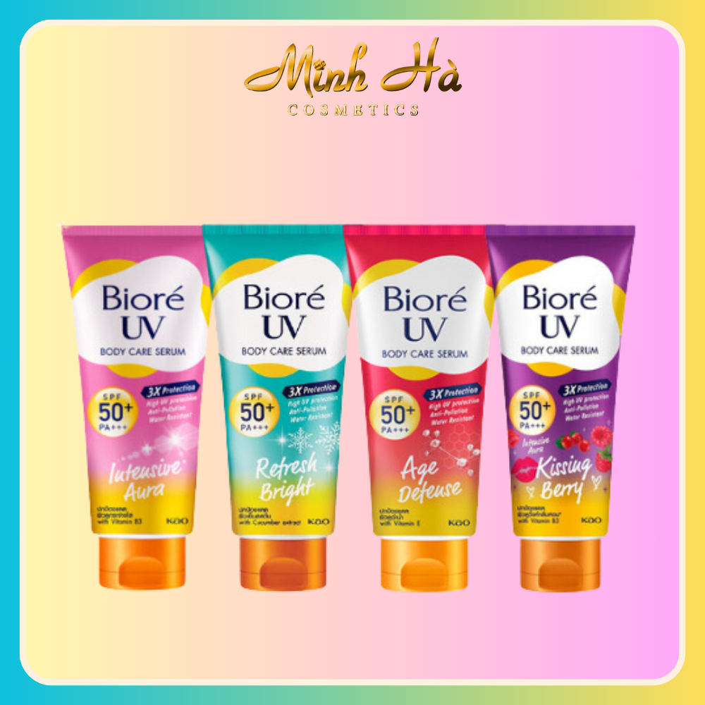 Bioré UV body sunscreen Serum SPF 50+/PA+++ 150ml, anti-dust - bright ...
